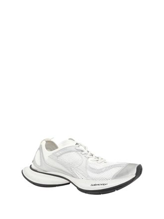 Balenciaga Mens Circuit Sneakers White-Silver White/silver
