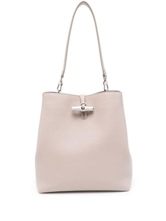 Longchamp sac port&eacute; &eacute;paule Le Roseau m&eacute;dium - Tons neutres