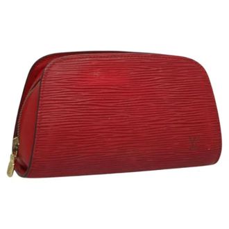 Louis Vuitton Pre-owned Leder pouches - - Pre-owned - Damen - Rot - ONE SIZE