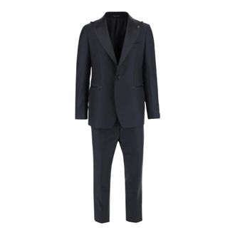 Tagliatore Einreiher Anzug - - Suits - Herren - Blau - L