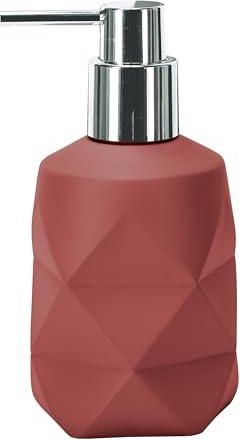 Kleine Wolke 8430332854 Seifenspender Crackle, Rosenholz, 8 x 17 cm, Polyresin