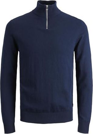 Jack & Jones Jack & Jones Cardigan en Tricot avec Fermeture éclair Quart de Longueur pour garçon, Blazer Bleu Marine., 164