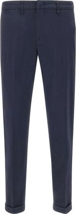 Fay Homme, Pantalons, Bleu, Taille: W42 Pantalon Capri Slim-fit