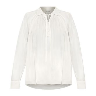 Forte_Forte Transparenter Rollkragenpullover - - Blouses & Shirts - Damen - Wei&szlig; - S