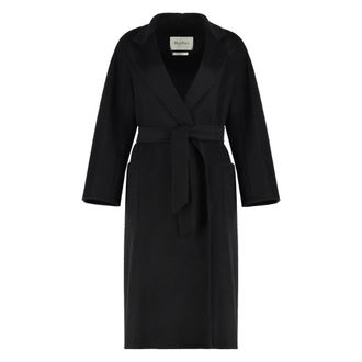 Max Mara Schwarzer Cashmere Icon Wintermantel - - Coats - Damen - Schwarzk - S