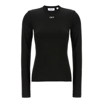 Off-white Second Skin Sweater - - Knitwear - Damen - Schwarzk - M