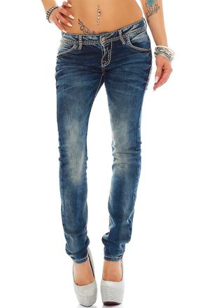 Cipo & Baxx Damen Jeans WD240-bans W31/L34