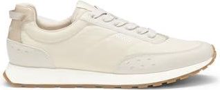 HUGO BOSS Hommes Icelin Runn Baskets Style Chaussures de Course &agrave; d&eacute;tail en Zigzag