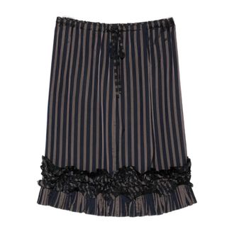 Dries Van Noten Scotts Skirt - - Skirts - Damen - Blau - S