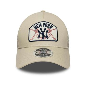 New Era 9Forty M-Crown Trucker - - Accessories - Herren - Beige - ONE SIZE