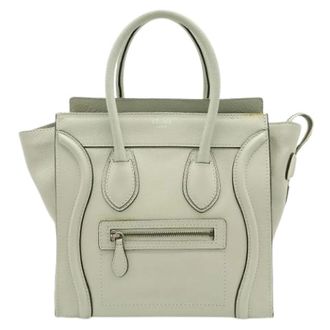 Celine Pre-owned Luggage Micro Shopper Tote Bag - - Pre-owned - Damen - Gr&uuml;n - ONE SIZE