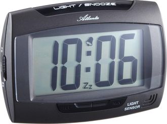 Atlanta Mocassin Quartzwecker mit Lichtsensor 1669/4, Blau