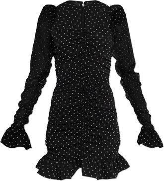 Rotate Rotate Birger Christensen, Femme, Robes, Noir, Taille: 42 FR Robe fronc&eacute;e