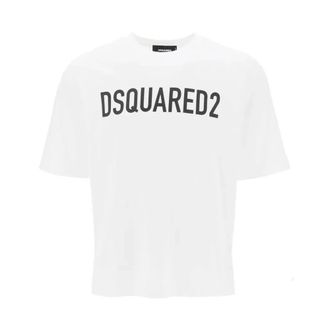 Dsquared2 Stylisches T-Shirt - - Tops - Herren - Wei&szlig; - L