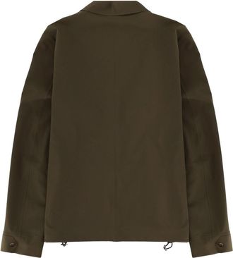 Herno Polyamide Elastane Overshirt - Green