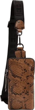 Liebeskind Liebeskind Berlin Snake Sling Umhängetasche, Small (18.5 cm x 9.5 cm x 2.5cm), caramel