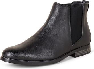 Amazon Essentials Bottines Chelsea Homme, Noir, 41.5 EU