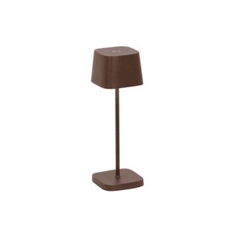 Zafferano Zafferano OFELIA PRO MICRO Lampe de table LED Corten rechargeable et dimmable