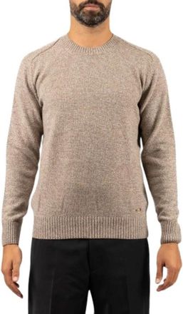 Brooksfield Rundhals-Pullover - - Knitwear - Herren - Beige - L