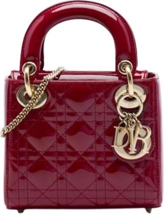Dior Pre-owned Lady Dior - Femme - Pre-owned - Rouge - Taille: ONE Size