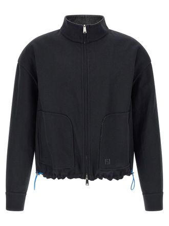 Fendi Reversible Wool Blouson - Gray