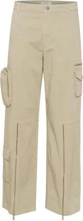Gestuz Pantalons D&eacute;contract&eacute;s - Taupe