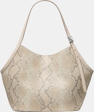 Kate Spade New York Kate Spade Deco Snake Pr&auml;gung Tulpen-Totebag f&uuml;r Frauen in Neutrales Mehrfarbig | Leder