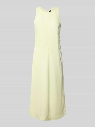 Boss Orange by Hugo Boss A-Linien Midikleid aus Leinen-Viskose-Mix Modell DELINNA