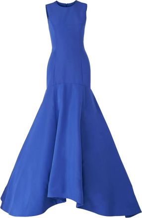 Carolina Herrera Meerjungfrauen-Seidenrobe - Violett