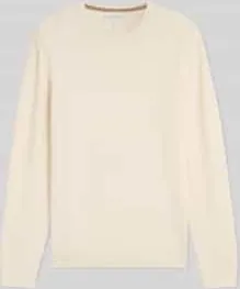 Tom Tailor Regular Fit Pullover mit Crew Neck Kragen