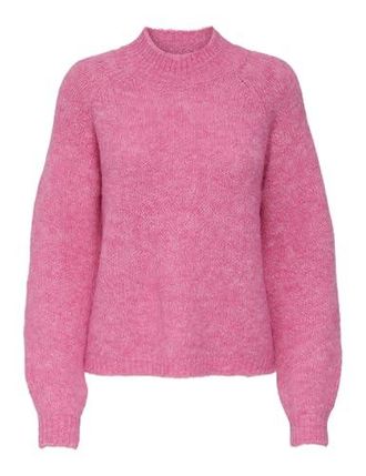 Jacqueline de Yong Jdyzoey Zoey Life L/S Hn Raglan Pul KNT Noos, Pink Cosmos, XS Femme, Pink Cosmos, XS