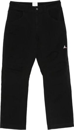 Roa Roa, Homme, Pantalons, Noir, Taille: S Pantalon en coton fa&ccedil;onn&eacute; Crimp