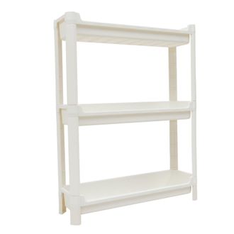 BESPORTBLE Mehrschichtiges Kunststoff eckregal für Badezimmer und Wohnzimmer Platzsparend Leicht zu Reinigen Atmungsaktiv mit Glatten Kanten Umweltfreundlich und