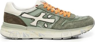 Premiata Homme, Chaussures, Vert, Taille: 43 EU Baskets Vertes en Daim et Cuir