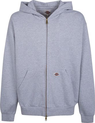 Dickies Homme, Sweatshirts et sweats &agrave; capuche, Gris, Taille: XL Fostoria FZ Sweat &agrave; capuche