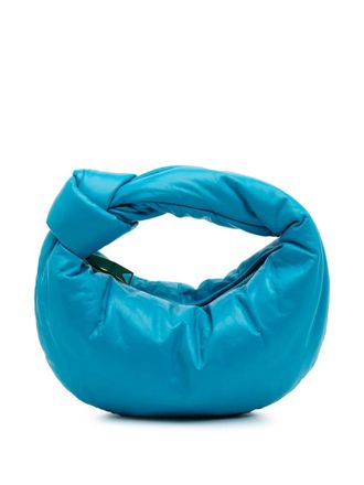Bottega Veneta mini sac porté épaule Puffy Jodie en cuir Nappa (2012-2025) - Bleu