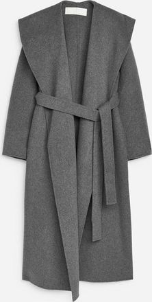 Arket Mantel Mit Schalkragen -Grau