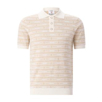 Casablanca Polohemd - - Tops - Herren - Beige - L