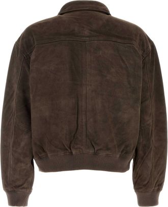 A Gold E Bomber Jacket - Brown