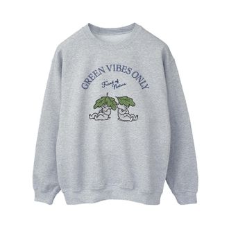 Disney Chip n Dale Green Vibes Only Sweatshirt f&uuml;r Damen (Grau)