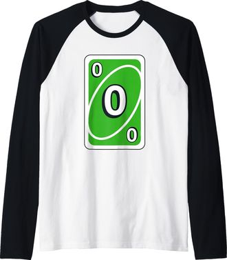 Uno Halloween Green 0 Karte Raglan