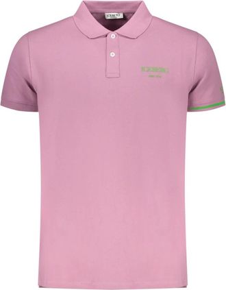 Iceberg Homme, Tops, Violet, Taille: XL Polo &agrave; manches courtes