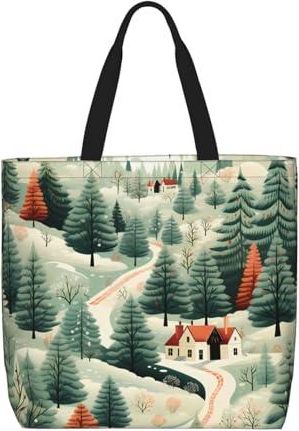 Generic Maison Dans Le Fourr&eacute; Sac Courses Imperm&eacute;able Sacs De Courses D&eacute;contract&eacute; Sac Fourre-Tout Pour Voyage Shopping Travail