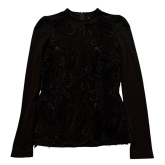 Maison Margiela Pulls &agrave; col rond - Femme - Blouses et Chemises - Noir - Taille: 36 FR