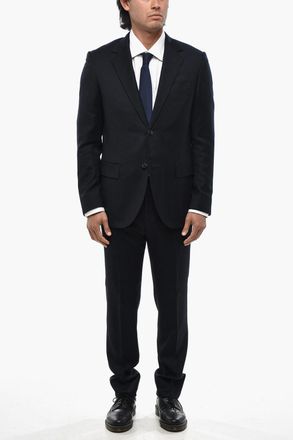 Corneliani CIRCLE Anzug Aus Wollstoff Mit Pattentaschen Corneliani