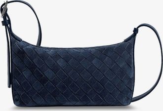 Bottega Veneta Traveler suede shoulder bag - BOTTEGA VENETA - gender_Man