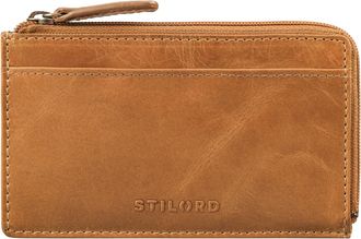 STILORD Ano 2-in-1 Leder Schl&uuml;sseltasche Schl&uuml;sseletui 6 Karten-F&auml;cher M&uuml;nzfach Geld-Fach ideal als Slim Wallet Mini Geldb&ouml;rse Echtleder Damen Herren Schl&uuml;sse