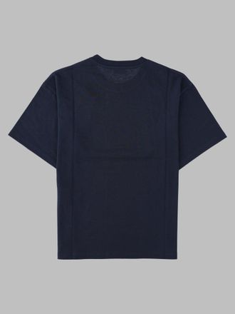 Saint Laurent Patch Logo T-Shirt - Navy