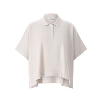 PESERICO Glitzerndes Poloshirt