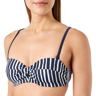 Firefly Maggy Bikini Navy Dark/Stripe 42